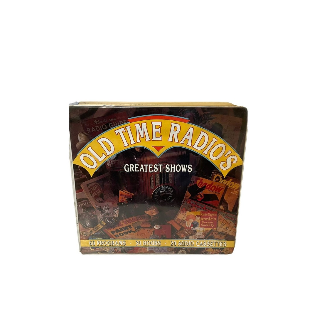Vintage Old Time Radios Greatest Shows Boxed Set 20 Audio Cassettes 60 ...