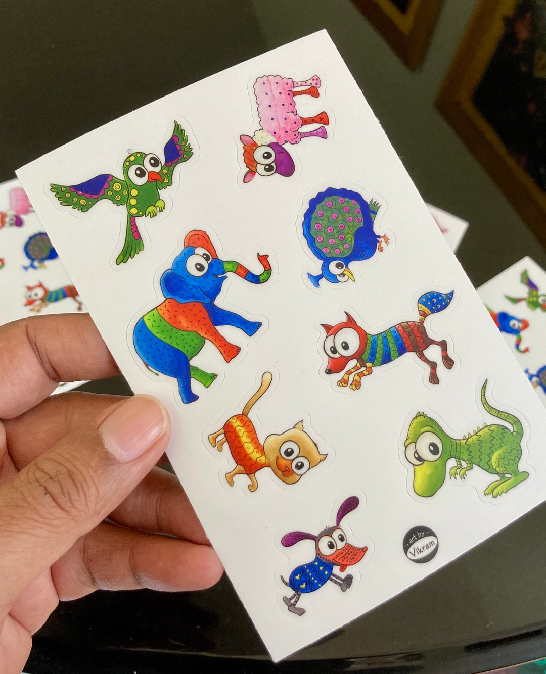 Critter Sticker Sheet - Fun, Colorful, Great for Kids - Etsy