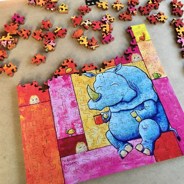 Two Sided Puzzle - Etsy