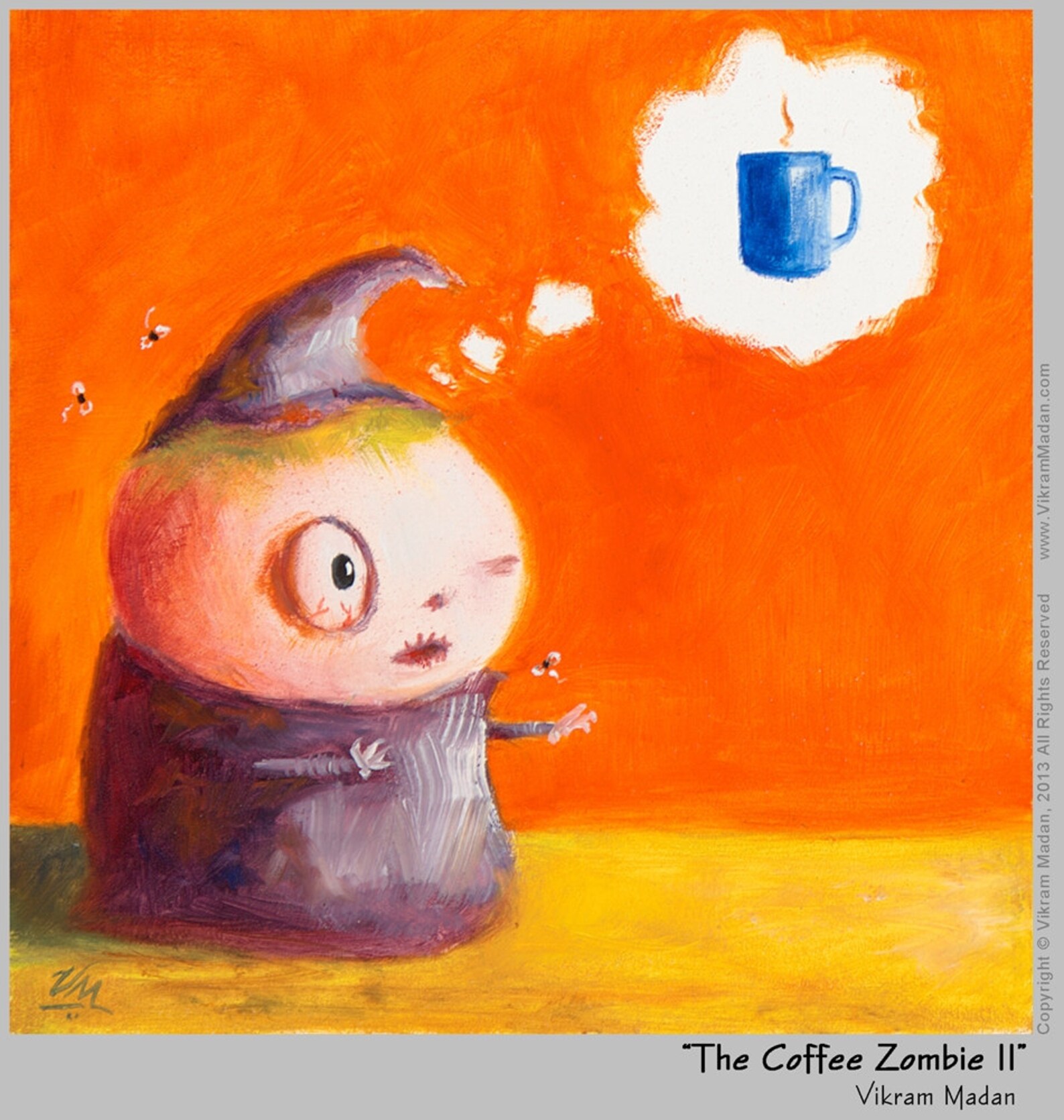 The Coffee Zombie II Humorous Print for Coffee Lovers | Etsy