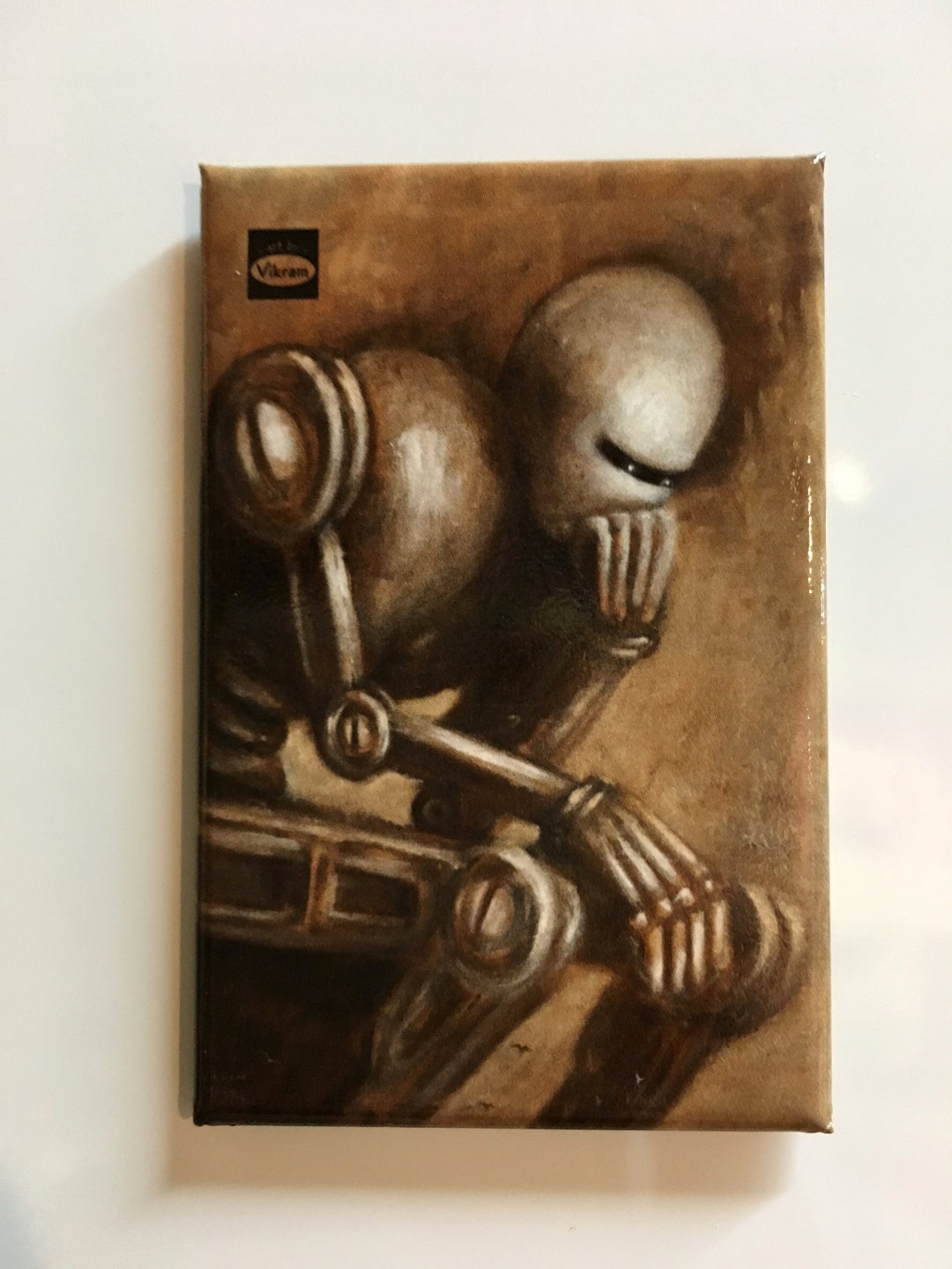The THINKER - Fun Robot Magnet - Etsy
