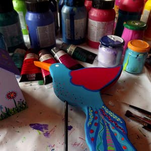 Garden sculpture bird garden decoration garden plugs garden | Etsy