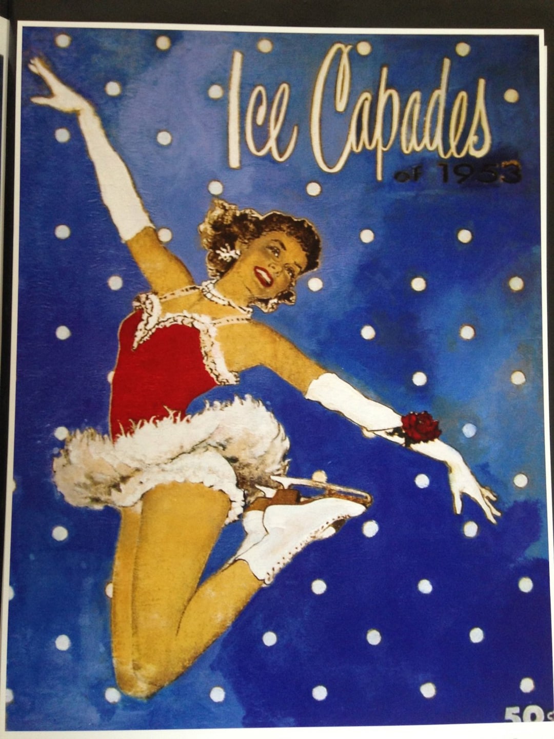 Ice Capades Print Vintage Image Ice Skating Brochure Acrylic - Etsy