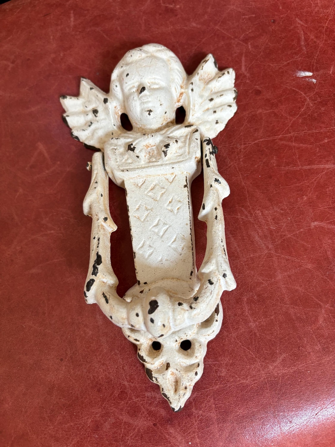 Vintage Angel Door Knocker, Cast Iron Victorian Door Hardware - Etsy