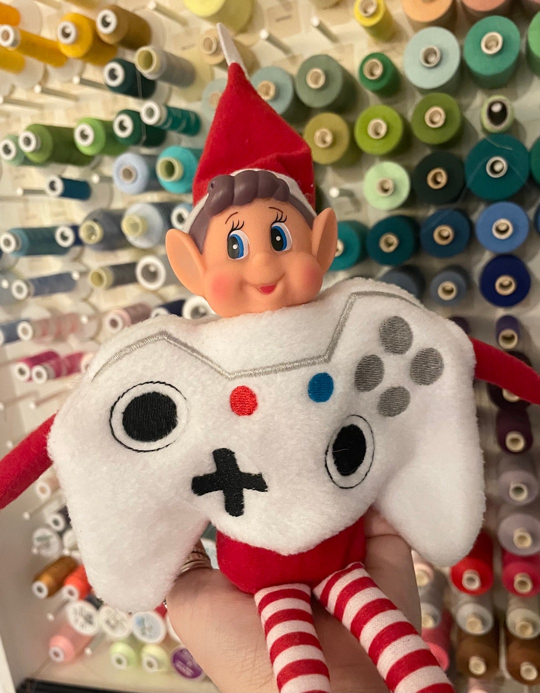Christmas Elf Outfit Games Controller Gaming Elf White - Etsy