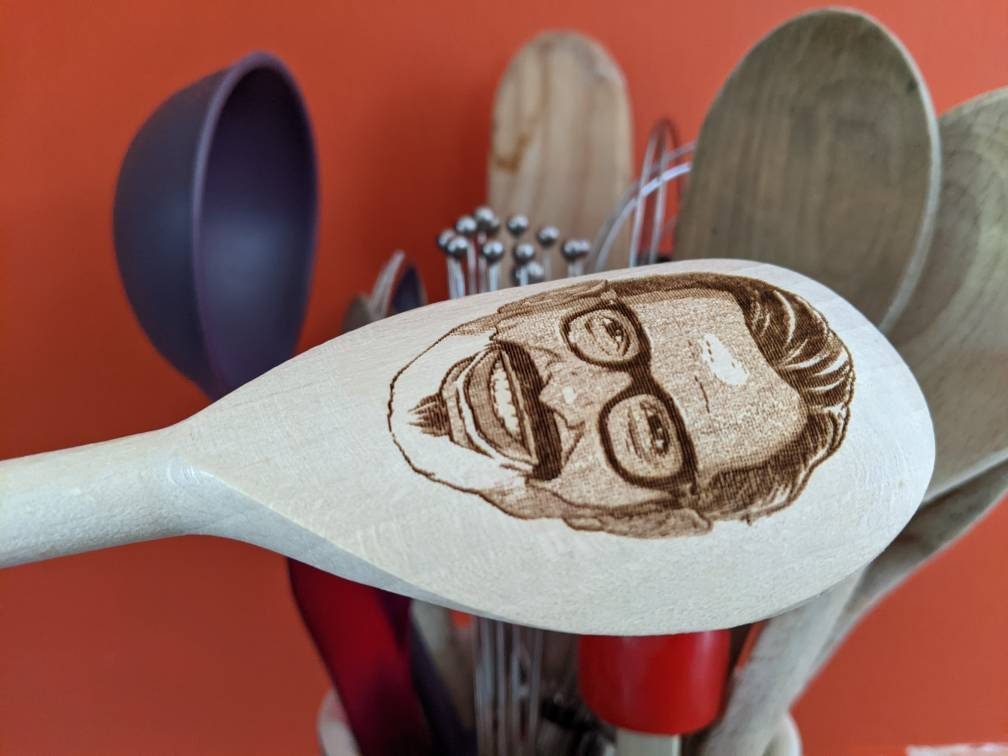 Jeff Goldblum Face on Wooden Spoon Jeff Goldspoon - Etsy