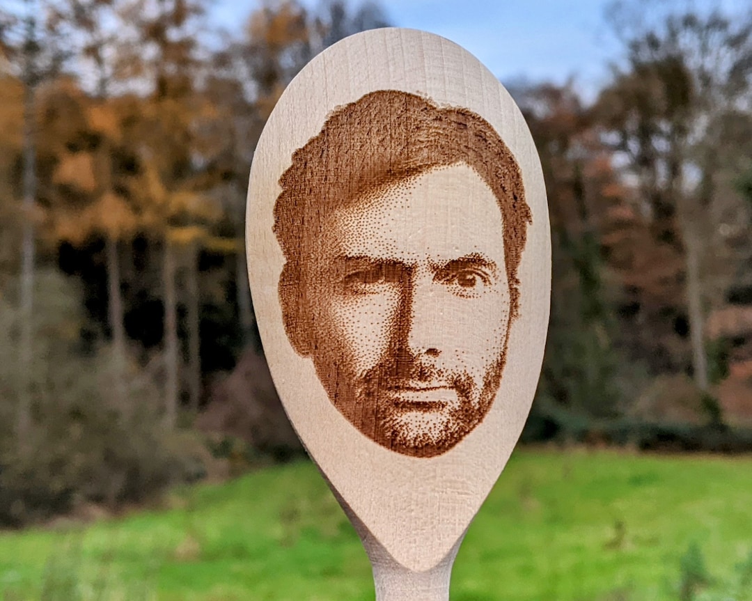 David Tennant Face on Wooden Spoon, Prank Gift, Housewarming, Meme Gift ...