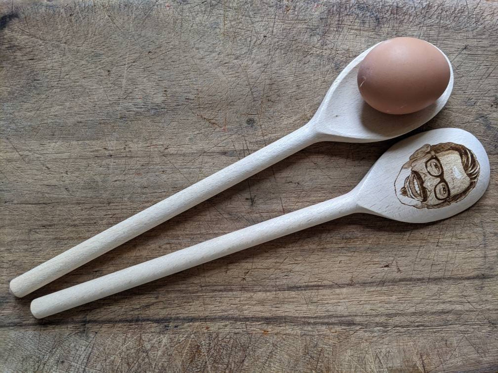 Jeff Goldblum Face on Wooden Spoon Jeff Goldspoon - Etsy