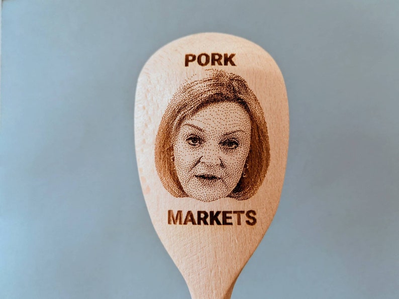 Liz Truss Pork Markets Wooden Spoon Prank Gift British Prime - Etsy UK