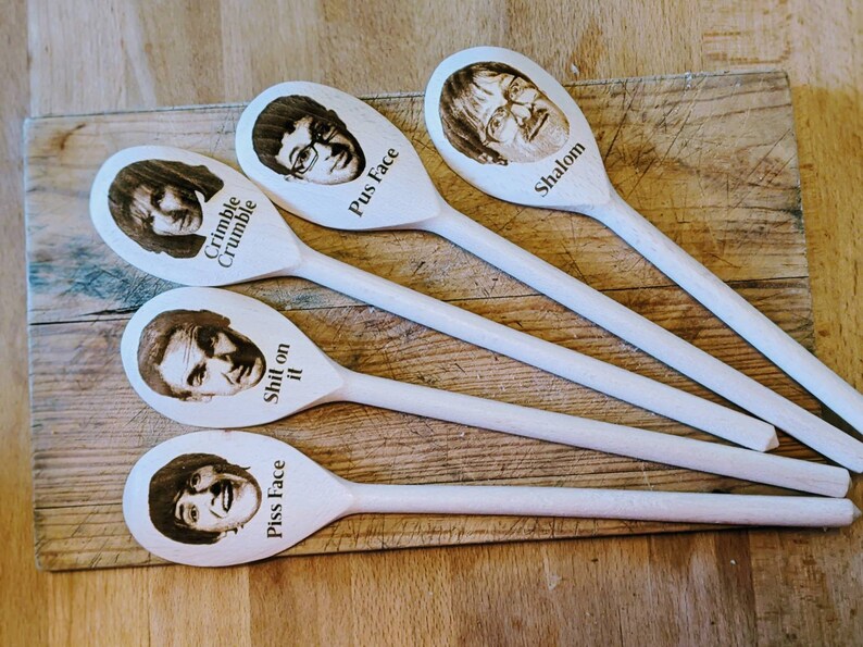 Jim Mark Heap Wooden Spoon Friday Night Dinners Hit on It - Etsy