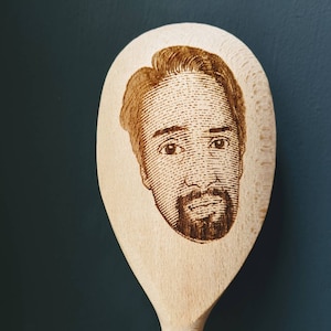 Lin-manuel Miranda Face on Wooden Spoon, Prank Gift, Tic Toc ...