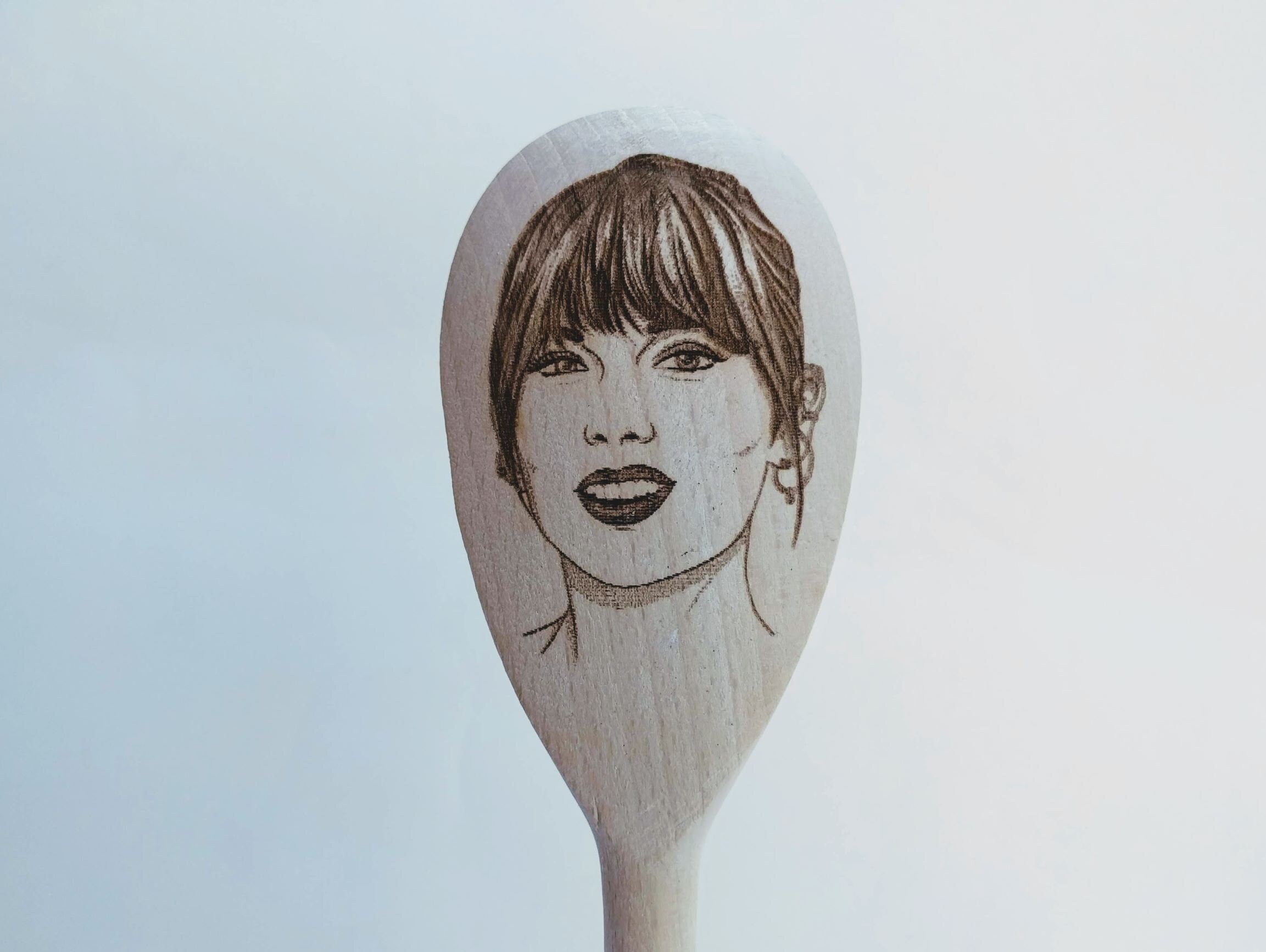 Taylor's Face on Wooden Spoon Prank Gift Tiktok - Etsy