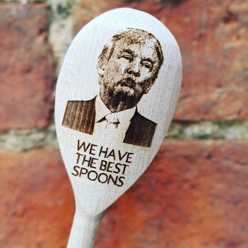 President Trump wooden spoon prank gift we have the best | Etsy