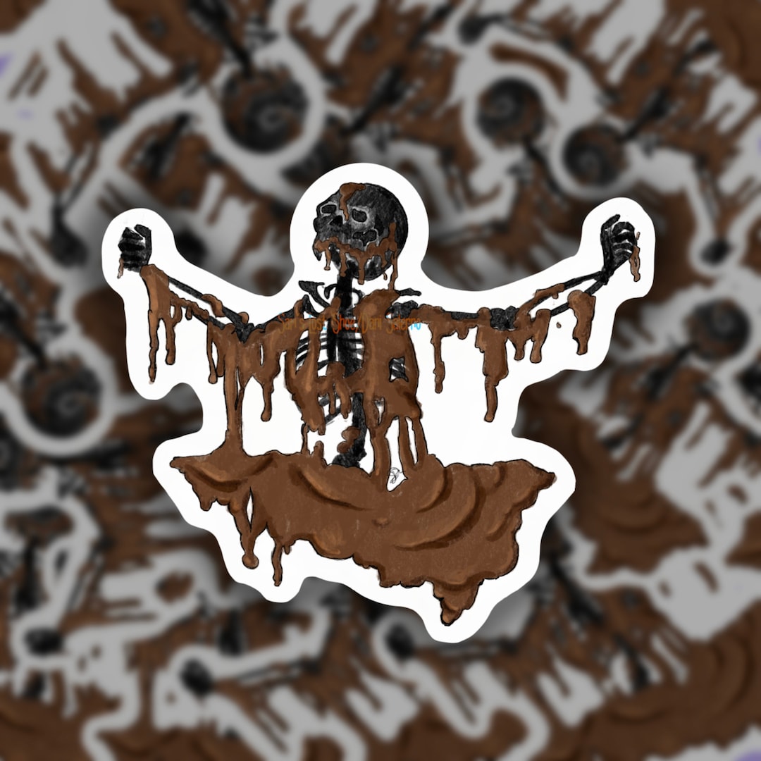 Hexxus Ferngully Skull and Sludge Vinyl Sticker - Etsy Israel