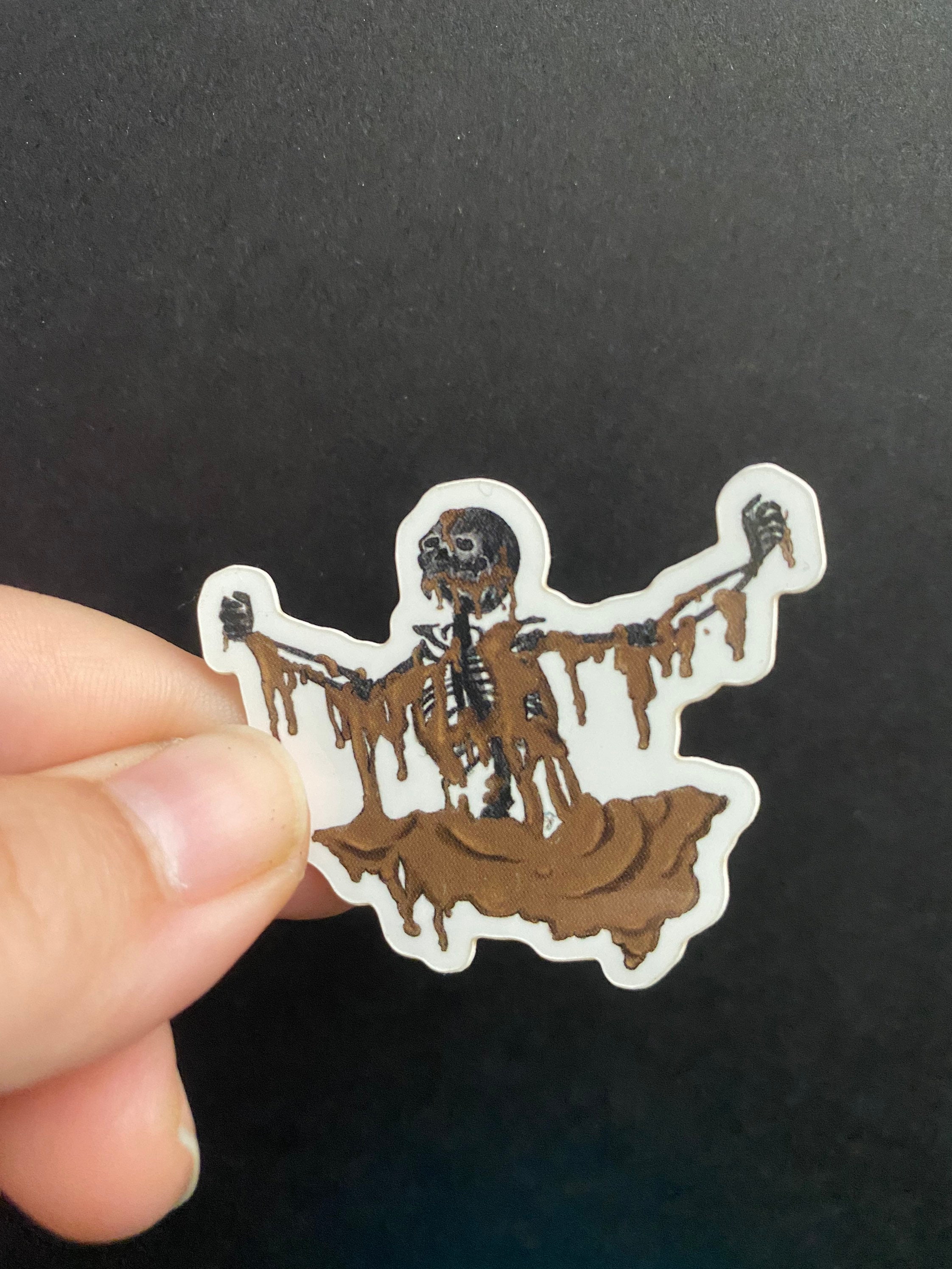 Hexxus Ferngully Skull and Sludge Vinyl Sticker - Etsy Israel