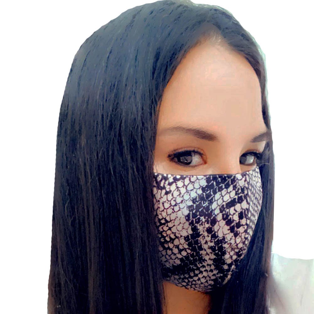 Women 100% Mulberry Silk Face Mask. Nose Wire, Adjustable Straps ...