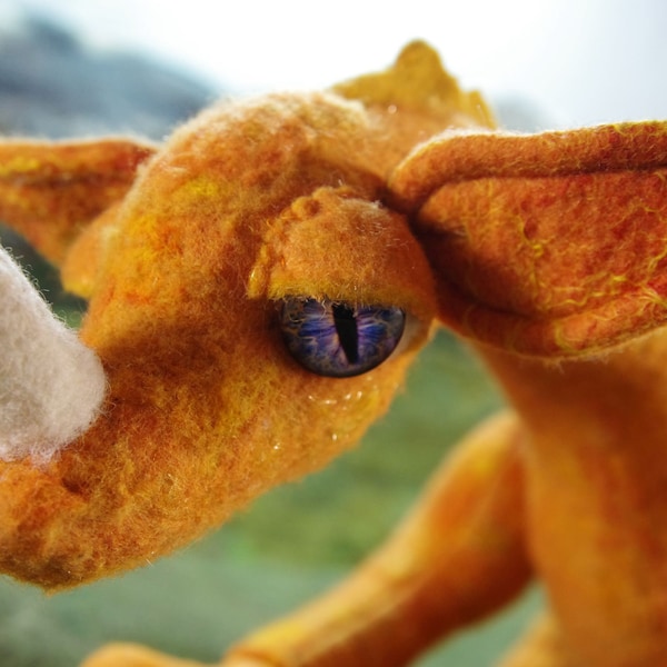 Felt Dragon - Etsy