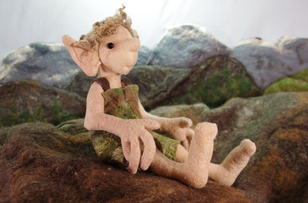 Felt Stuffed Troll: 21" Doll - Etsy