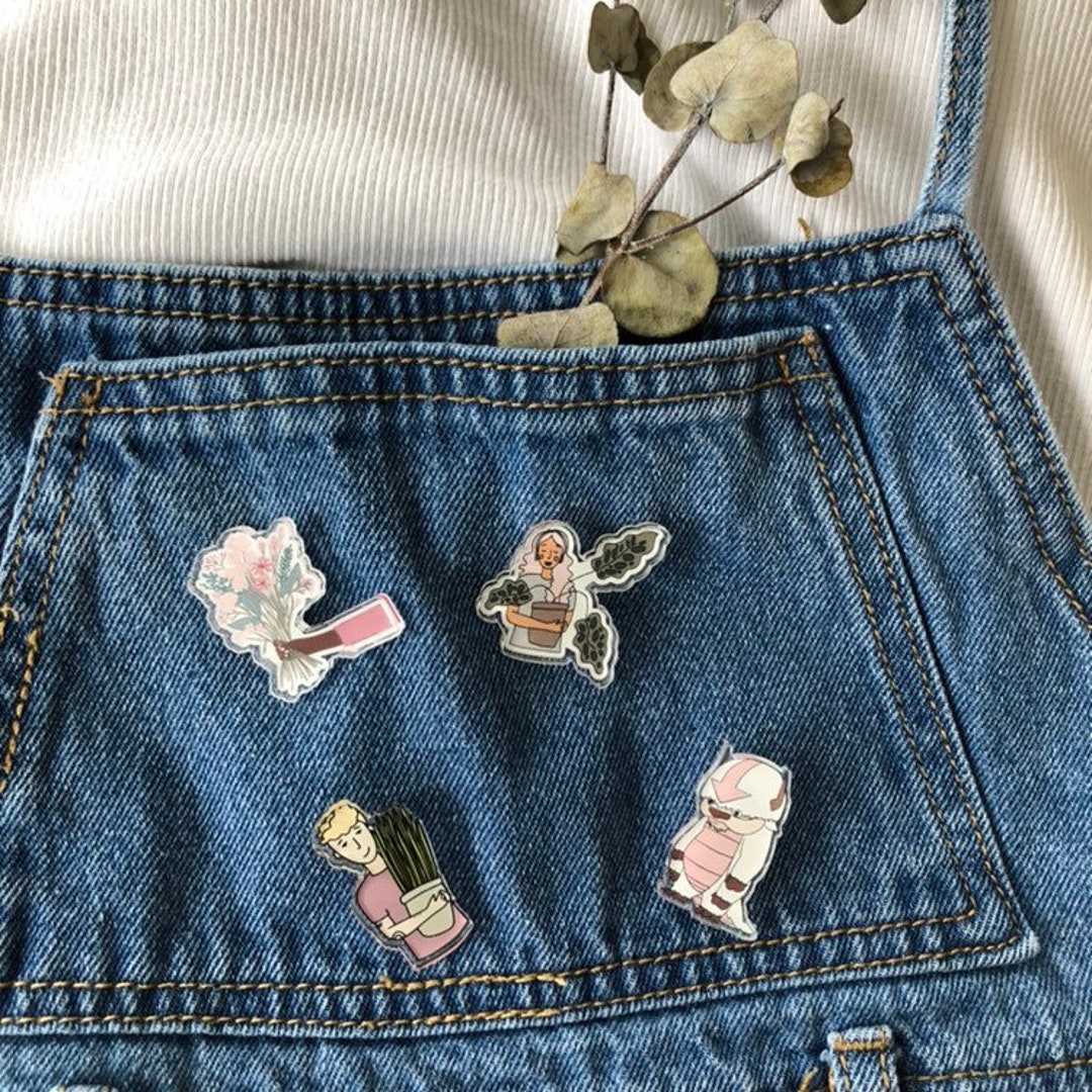 Plant Parent Pins // Bouquet Pin // Plant Girl Pin // Plant Guy Pin ...