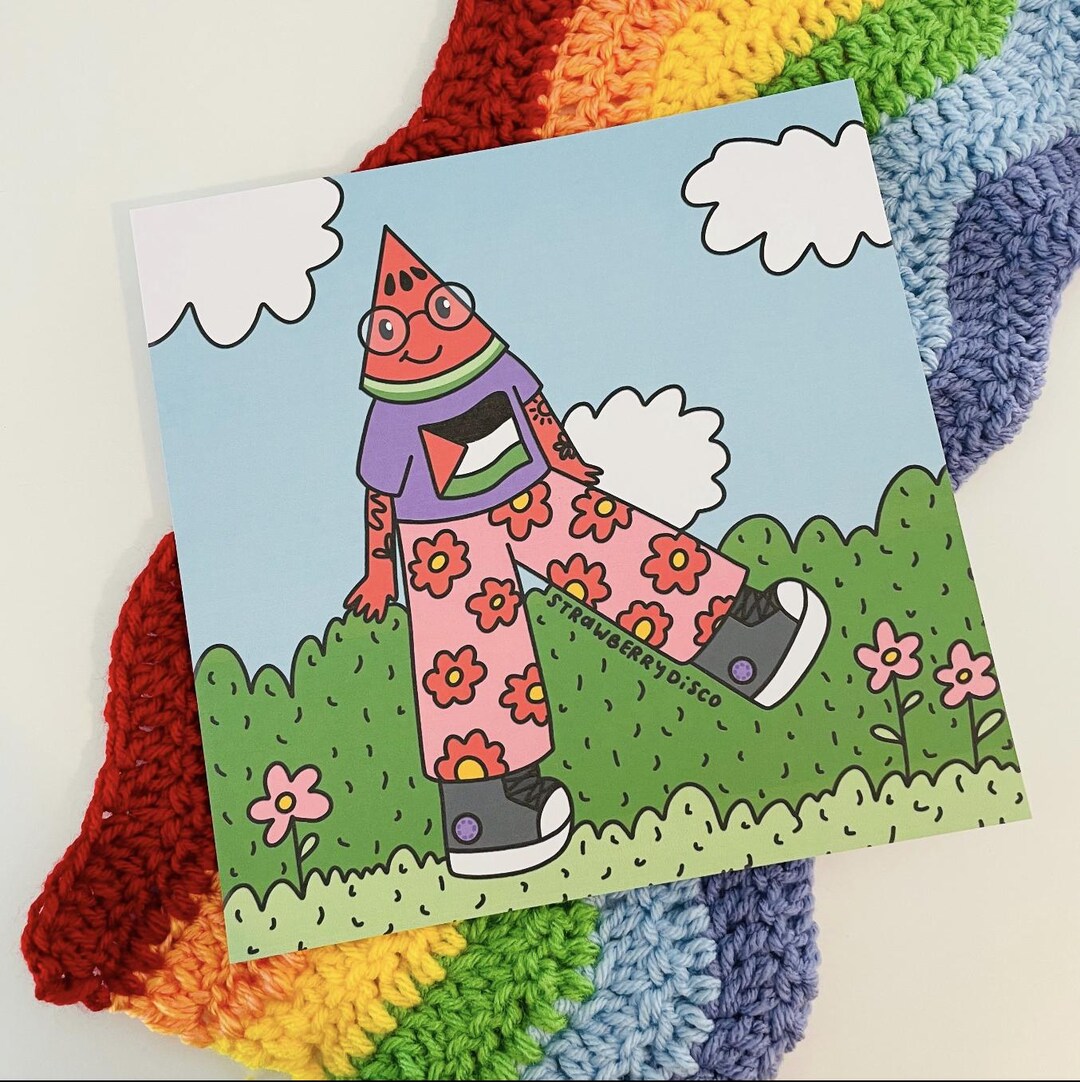 Ceasefire Now Art Print | Palestine Art Print | 8x8 Art Print | Mutual ...