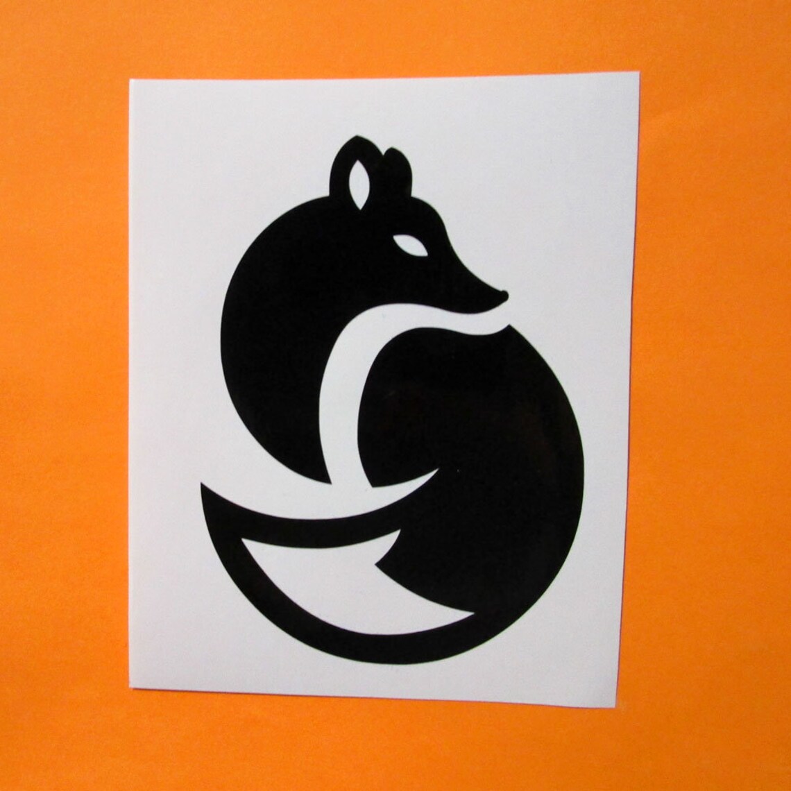 Fox Sticker Fox Laptop Decal Fox Phone Sticker Fox Decal - Etsy