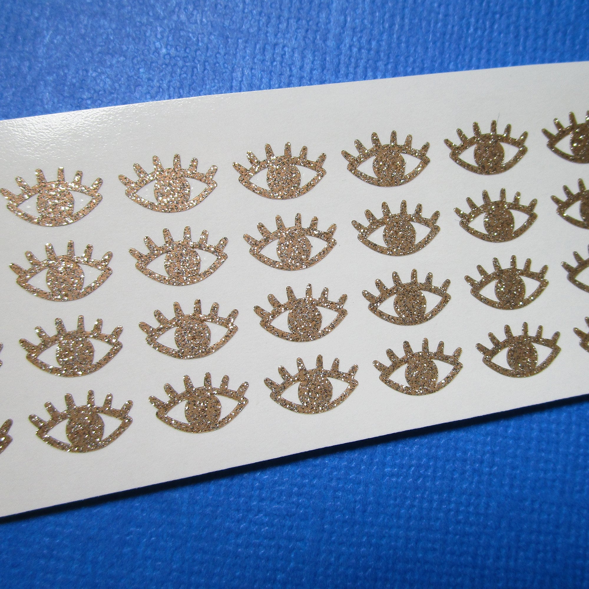 Glitter Evil Eye Vinyl Nail Decals Evil Eye Nail Stickers | Etsy