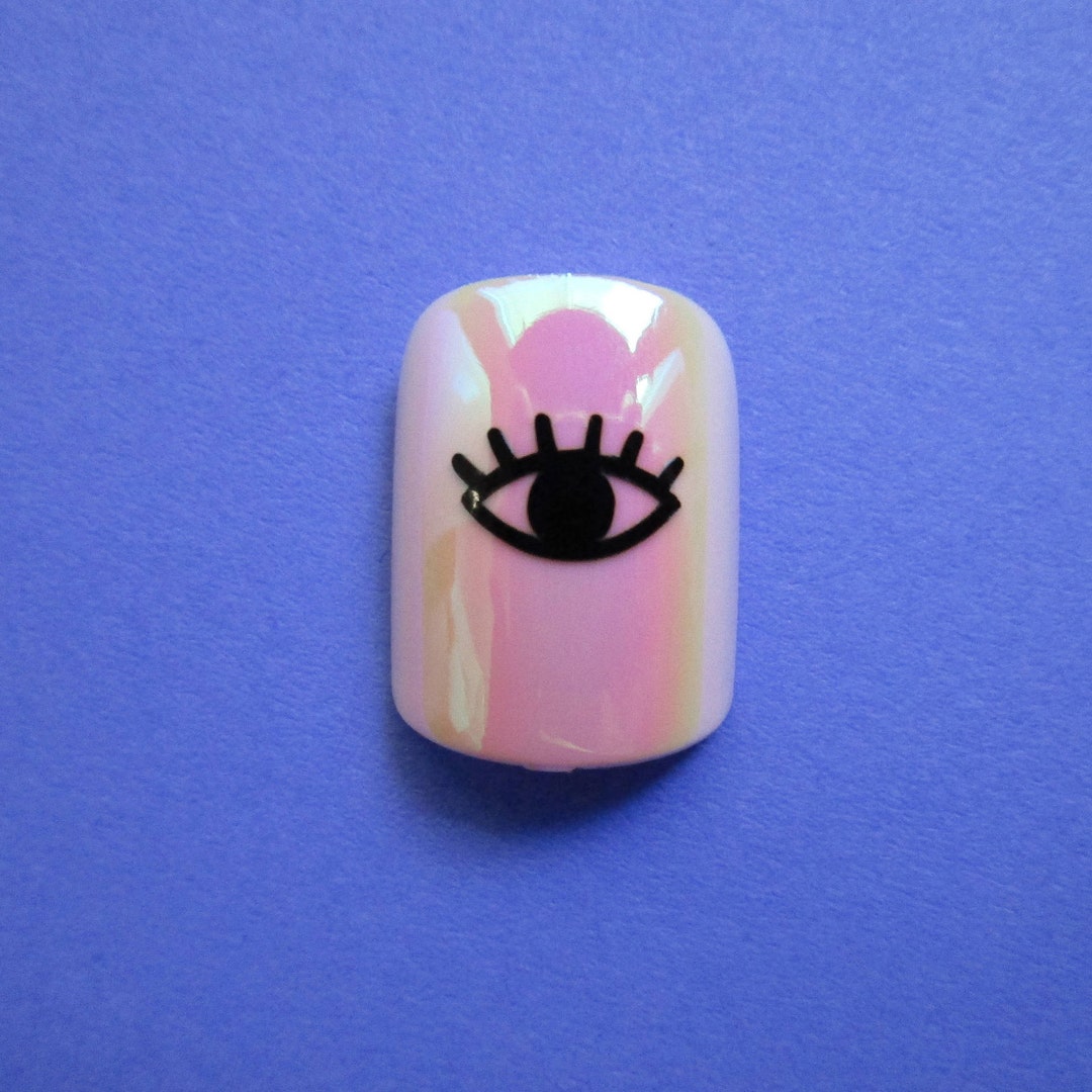 Evil Eye Nail Decals, Evil Eye Nail Stickers, Evil Eye Nail Art, Eye ...