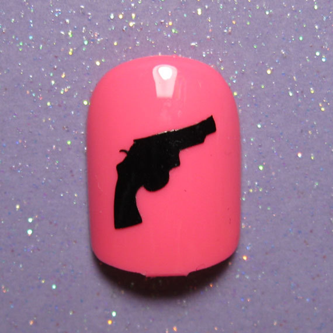 Gun Nail Decals, Gun Nail Art, Gun Nail Stickers, Gun Gifts, Gun Nail ...