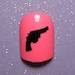 Gun Nail Decals, Gun Nail Art, Gun Nail Stickers, Gun Gifts, Gun Nail ...