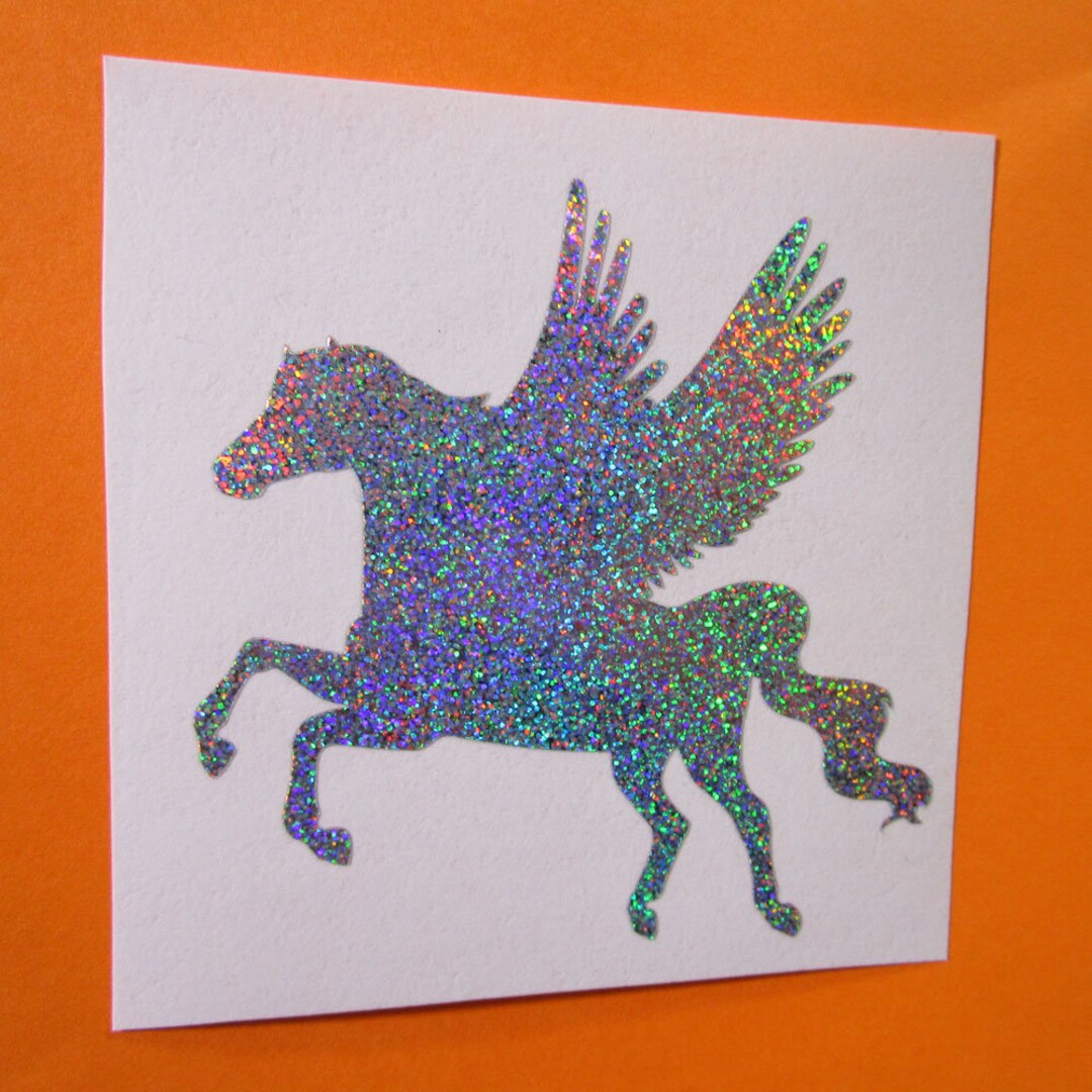 Pegasus Decal, Pegasus Sticker, Unicorn Gift, Laptop Vinyl Decal ...