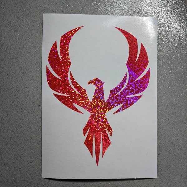 Phoenix Rising Car Decal - Etsy