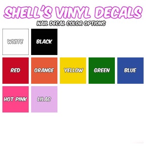 Gun Nail Decals, Gun Nail Art, Gun Nail Stickers, Gun Gifts, Gun Nail ...