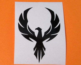 Phoenix Rising Car Decal - Etsy