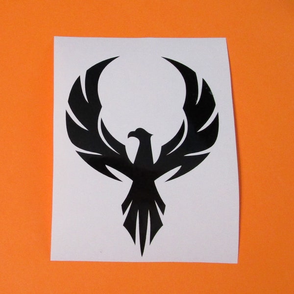 Phoenix Rising Car Decal - Etsy