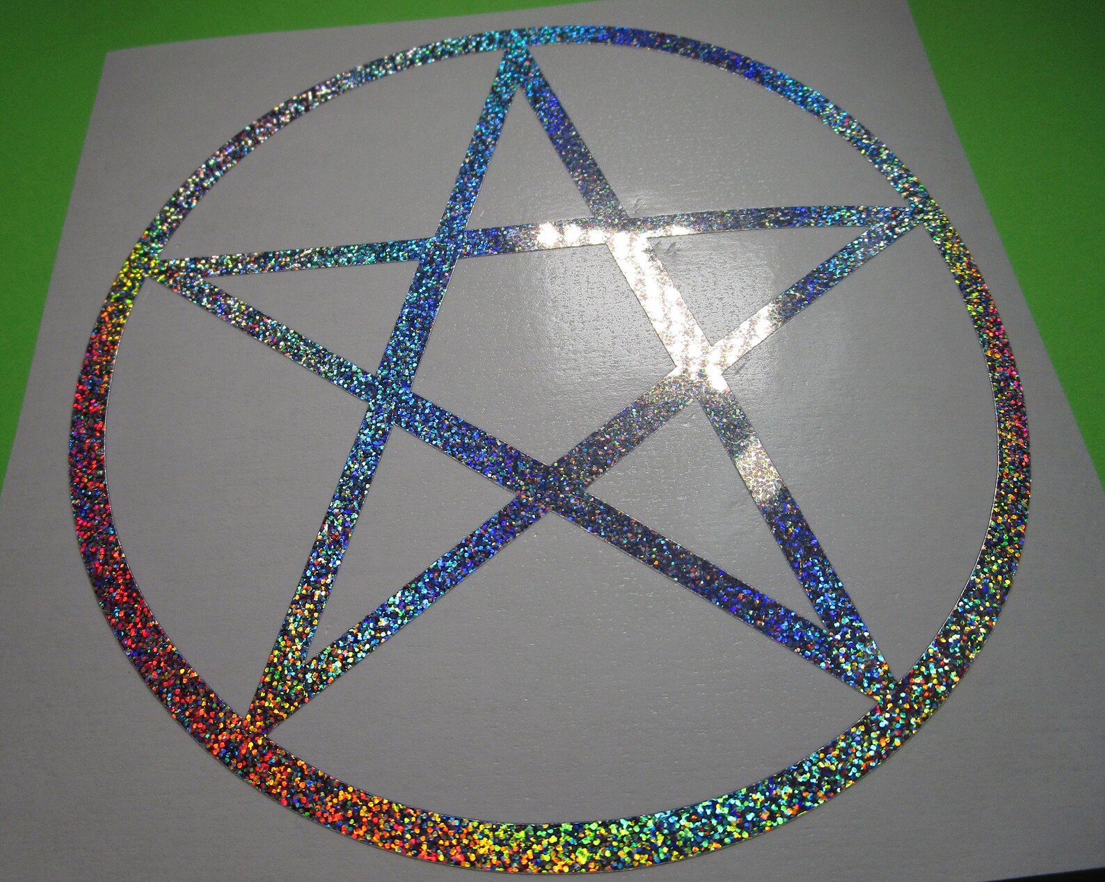 Pentagram Vinyl Sticker Decal Pentagram Decal Pentagram - Etsy