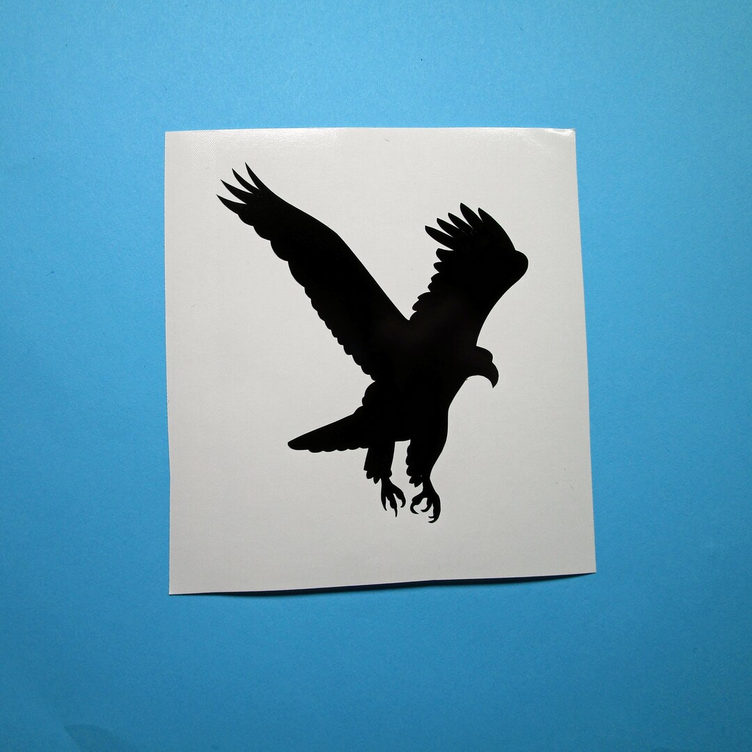 Eagle Hunting Prey Vinyl Decal, Eagle Decal for Car, Eagle Decal for ...