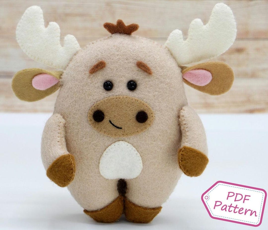 PDF Vilt Patroon Eland Van De Bosdieren Familie - Etsy