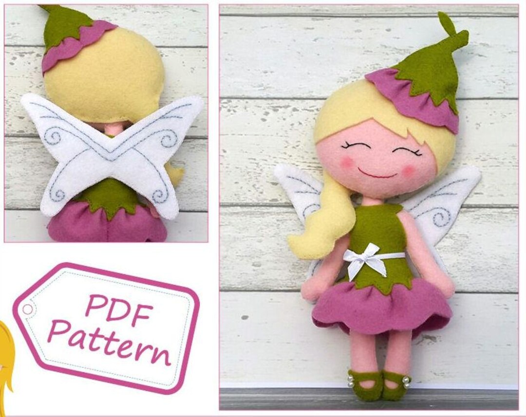 PDF Patroon Flora Het Elfje, Vilt Patroon Voor Een Pop Door ...