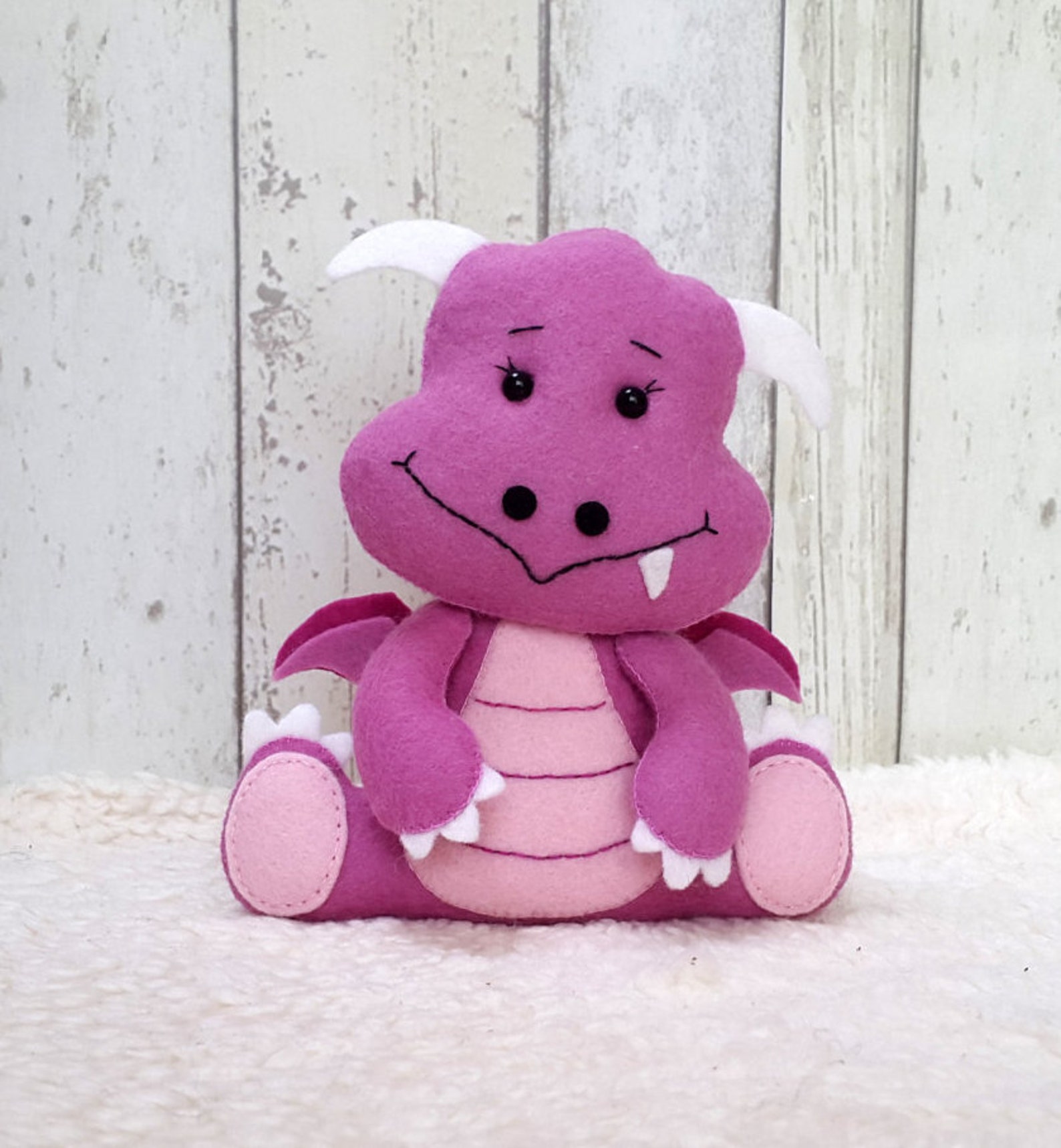 PDF patroon Draakje Evy vilt patroon dieren vilt patroon by | Etsy