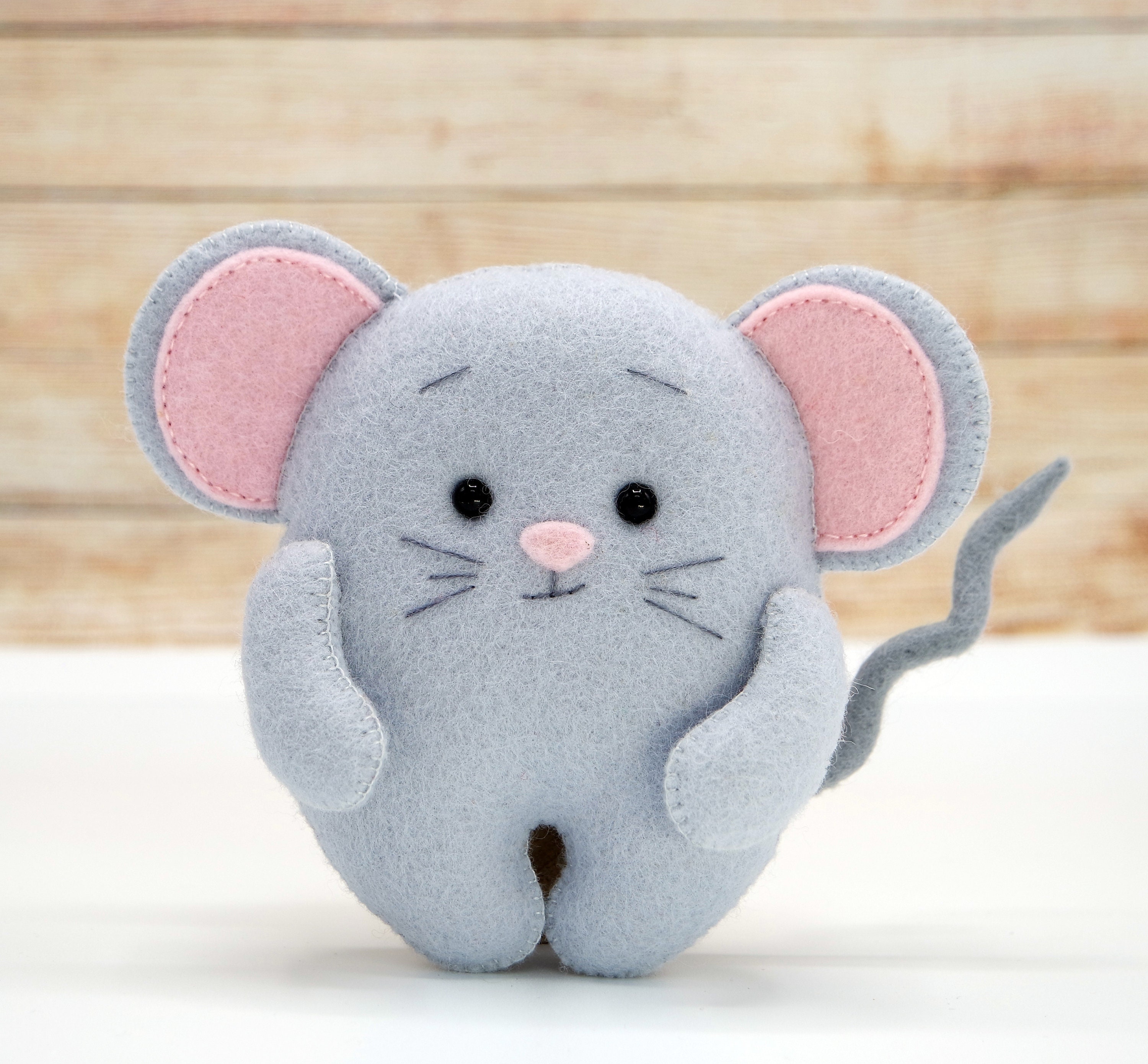 Felt Pattern Mouse, Woodland Animals, Sewing Pattern by Superskattig - Etsy