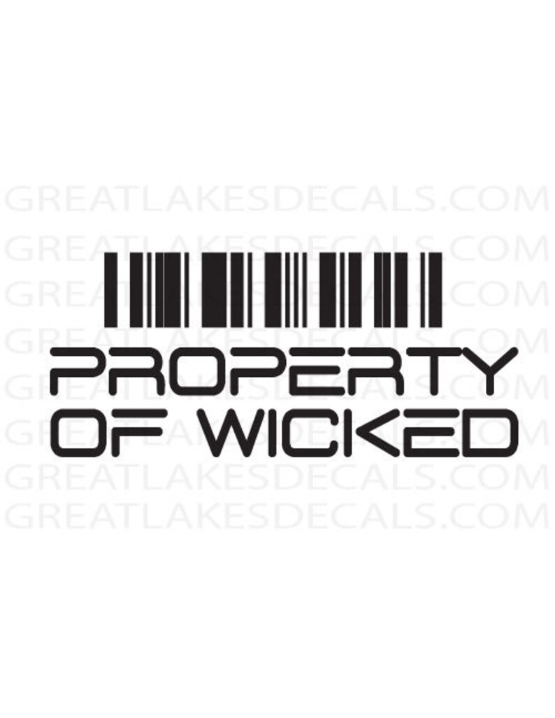 Wicked Vinyl Decal Sticker - Etsy