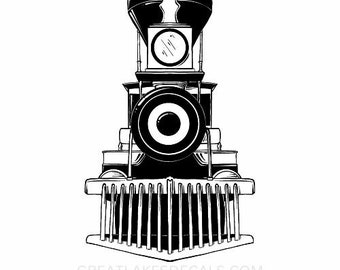 Train Vinyl Decal Sticker - Etsy