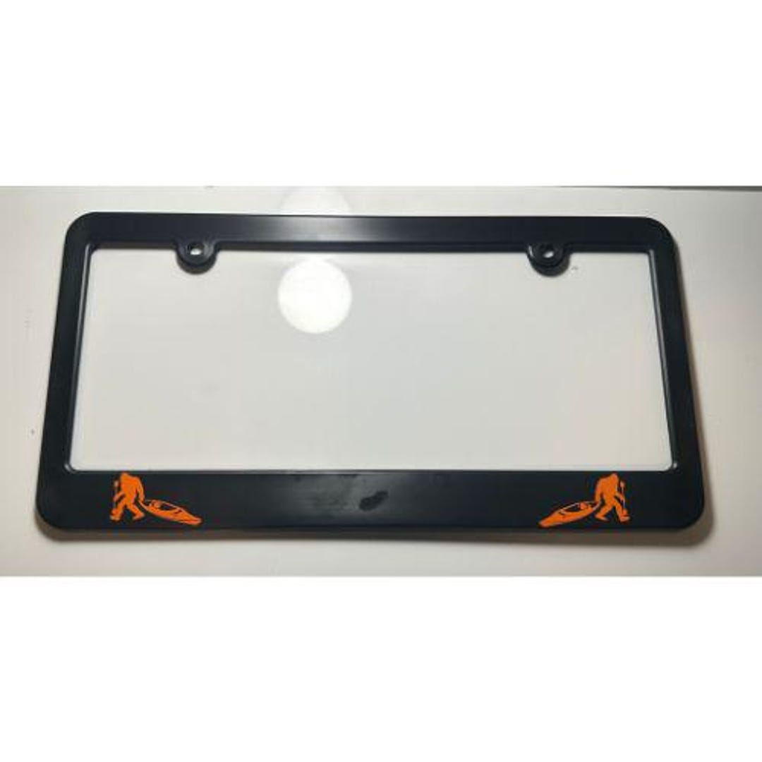Bigfoot Kayak License Plate Frame - Etsy