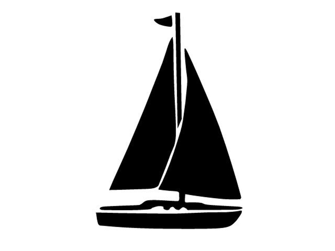 Sail Boat Vinyl Decal Sticker - Etsy
