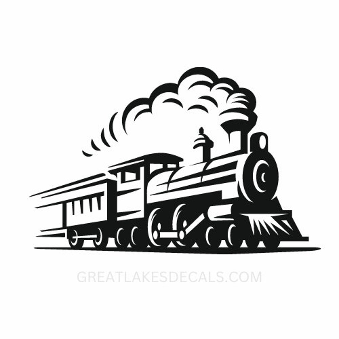 Train Vinyl Decal Sticker - Etsy