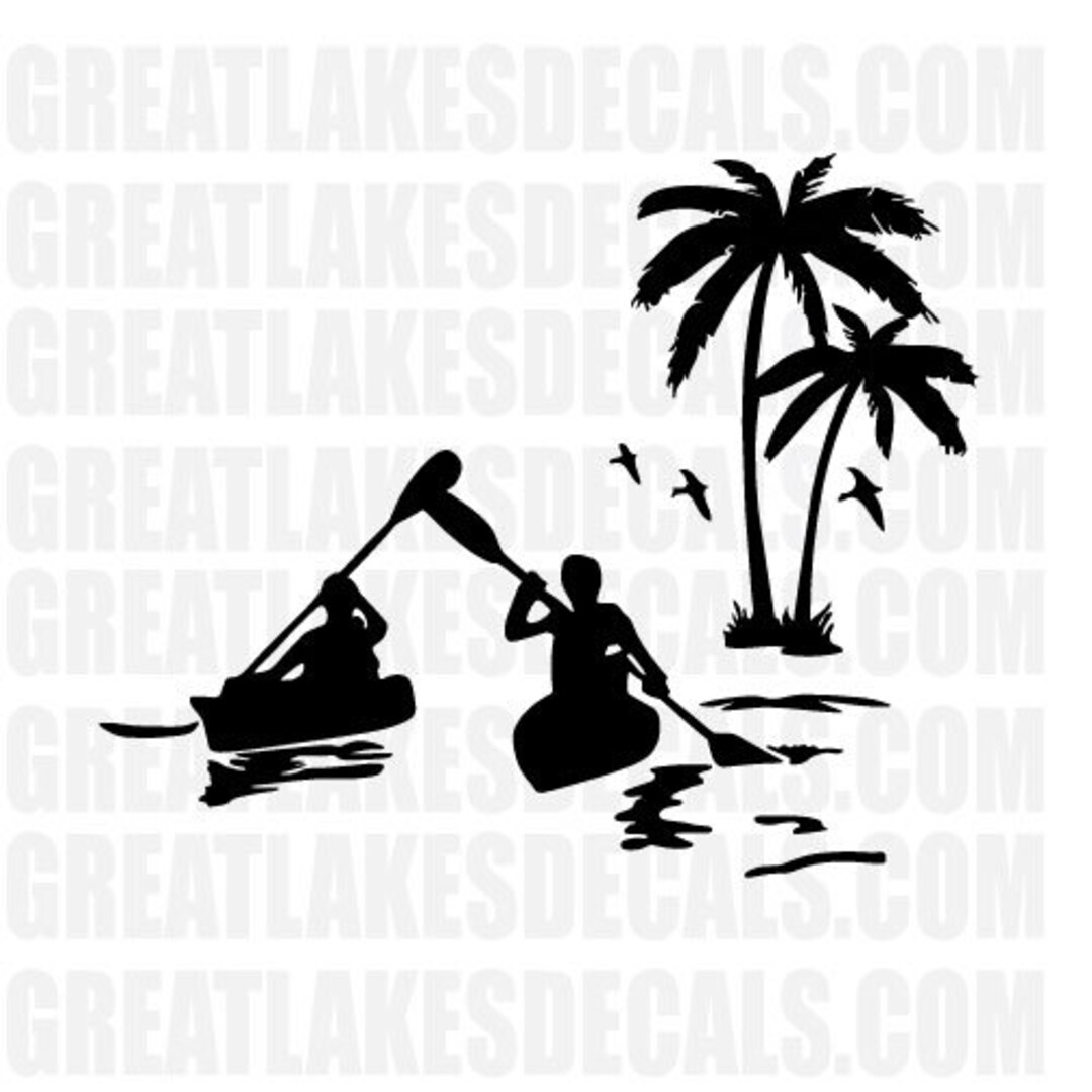 Kayak Vinyl Decal Sticker - Etsy