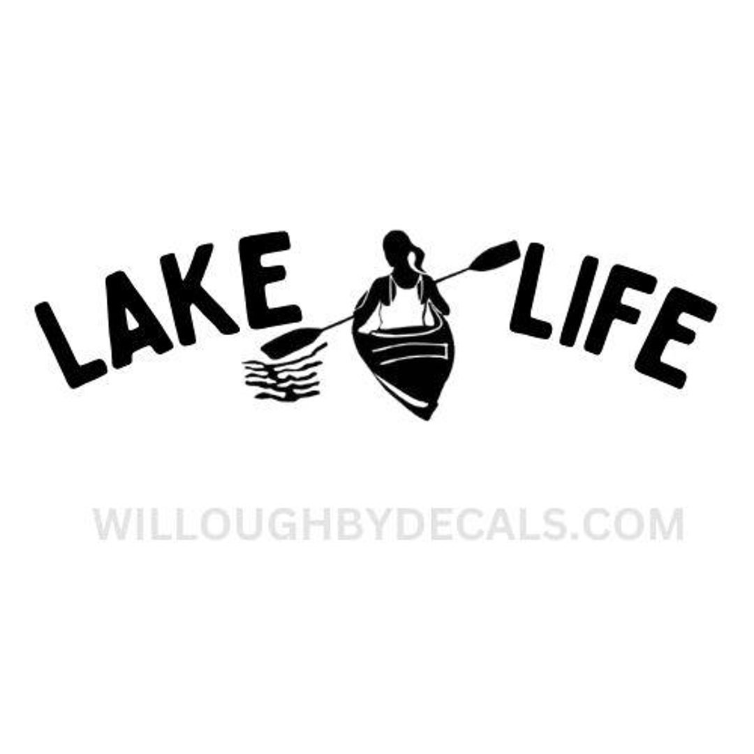 Lake Life Vinyl Decal Sticker - Etsy