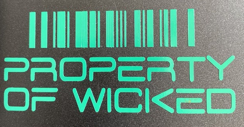 Wicked Vinyl Decal Sticker - Etsy
