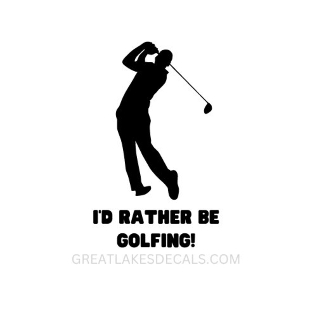 Golf Vinyl Decal Sticker - Etsy
