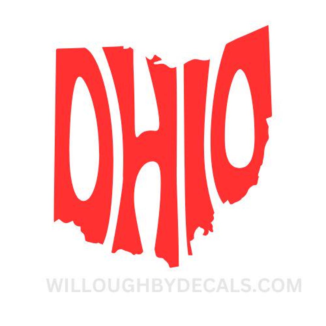 Ohio Vinyl Decal Sticker - Etsy